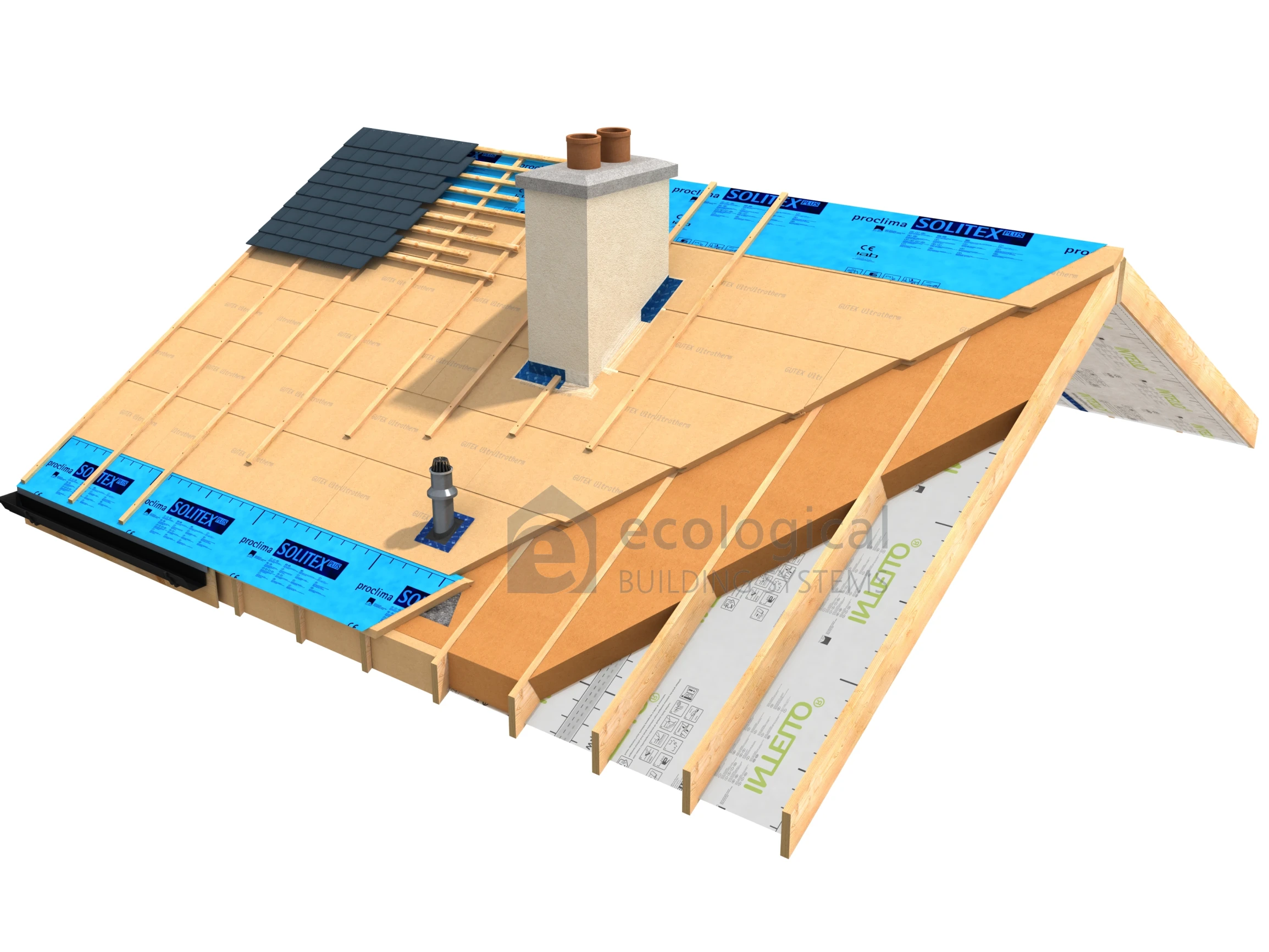 Gutex Multiplex Top - Woodfibre Insulating Sarking Board | Ecological Building Systems